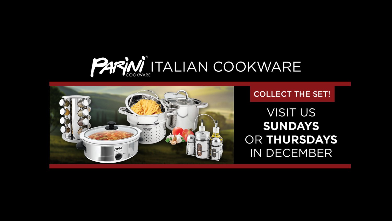 Parini Italian Cookware Continuity Program - Sandia Resort & Casino